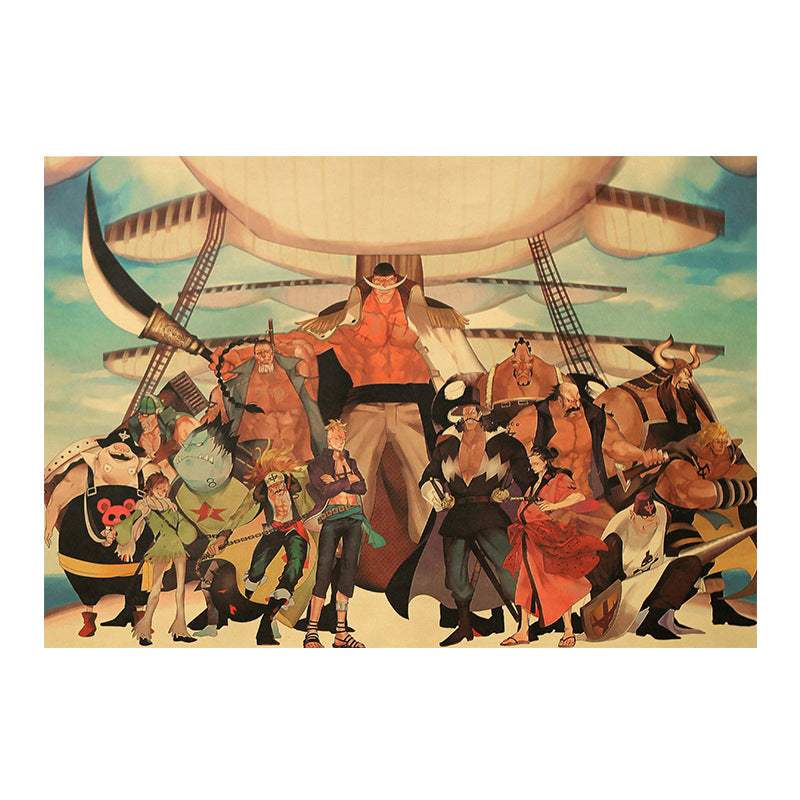 One Piece Whitebeard Crew Members Poster – Lyikea