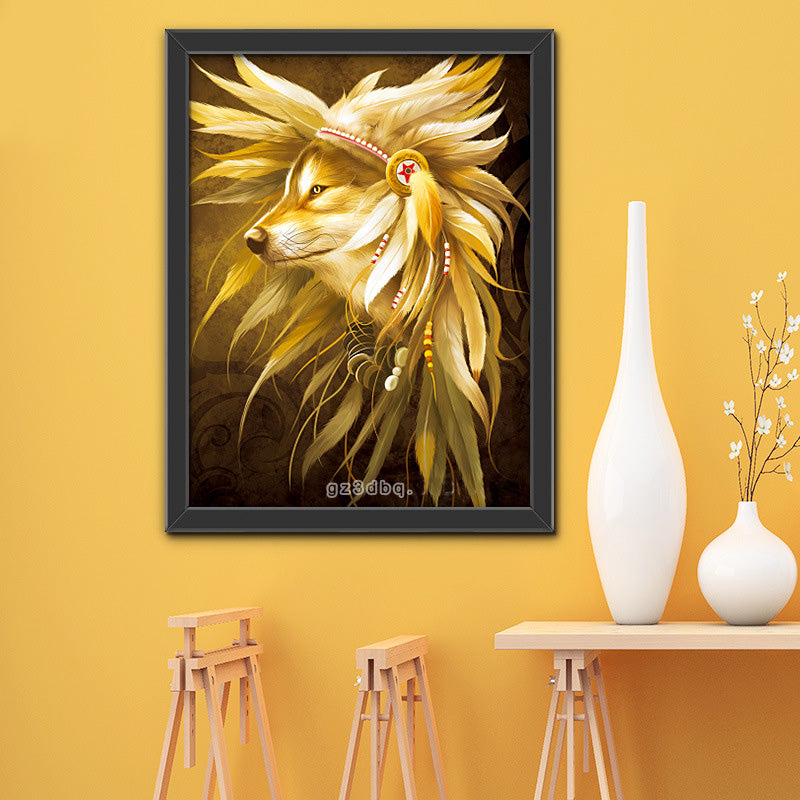 Three Dimensional Wolf Wall Decoration Painting – Lyikea